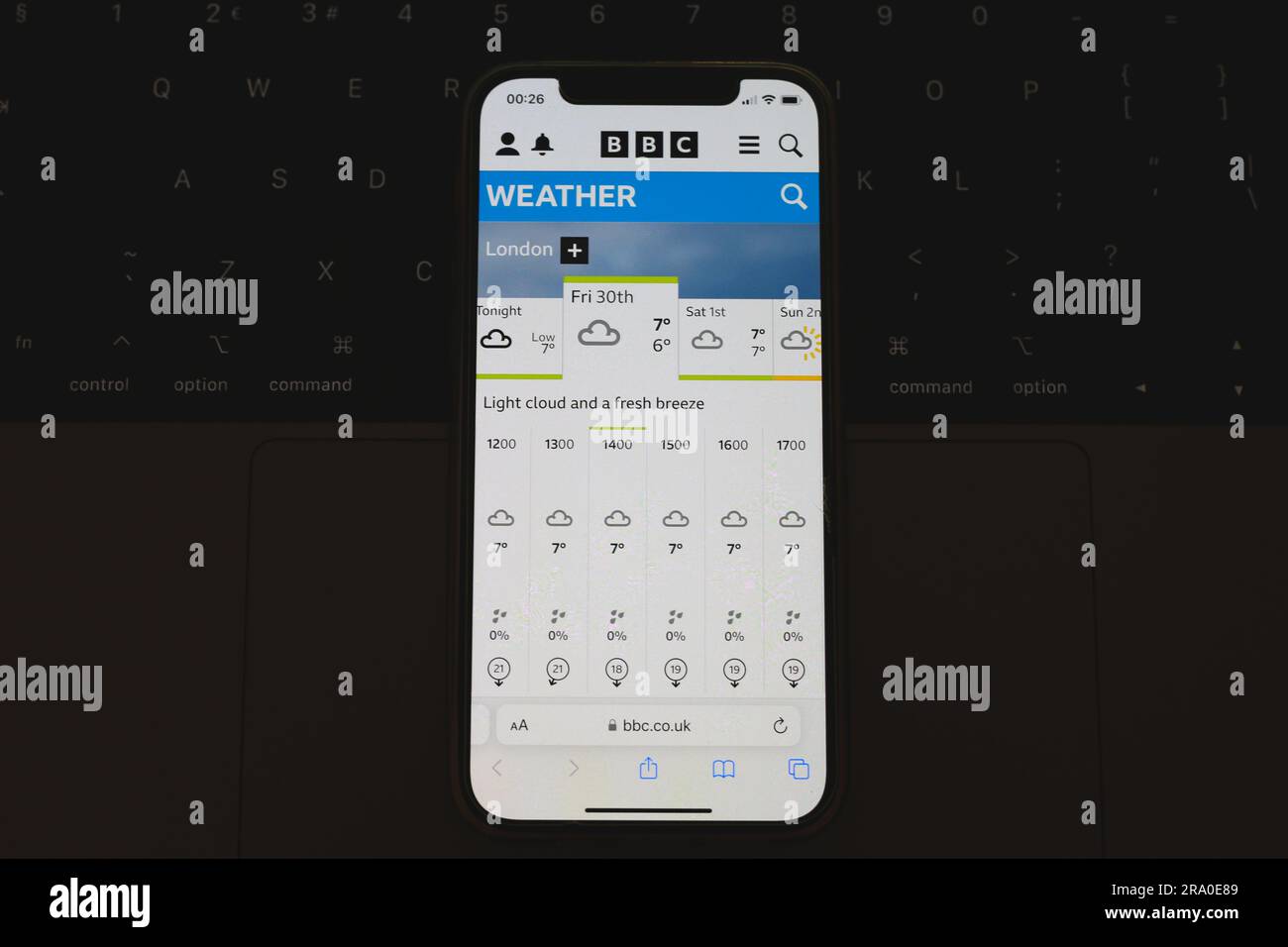 Bbc weather map hi-res stock photography and images - Alamy