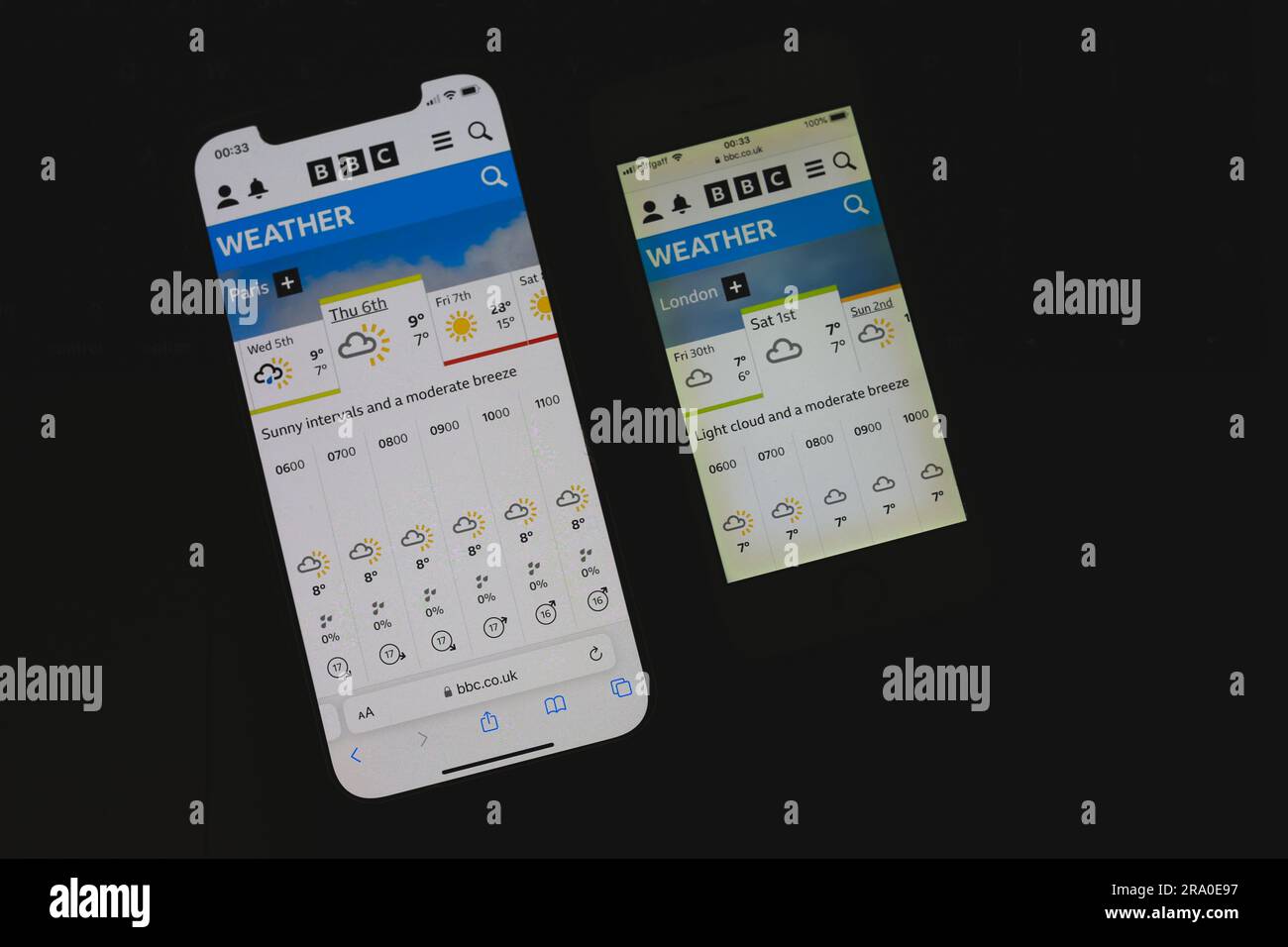 Bbc weather map hi-res stock photography and images - Alamy