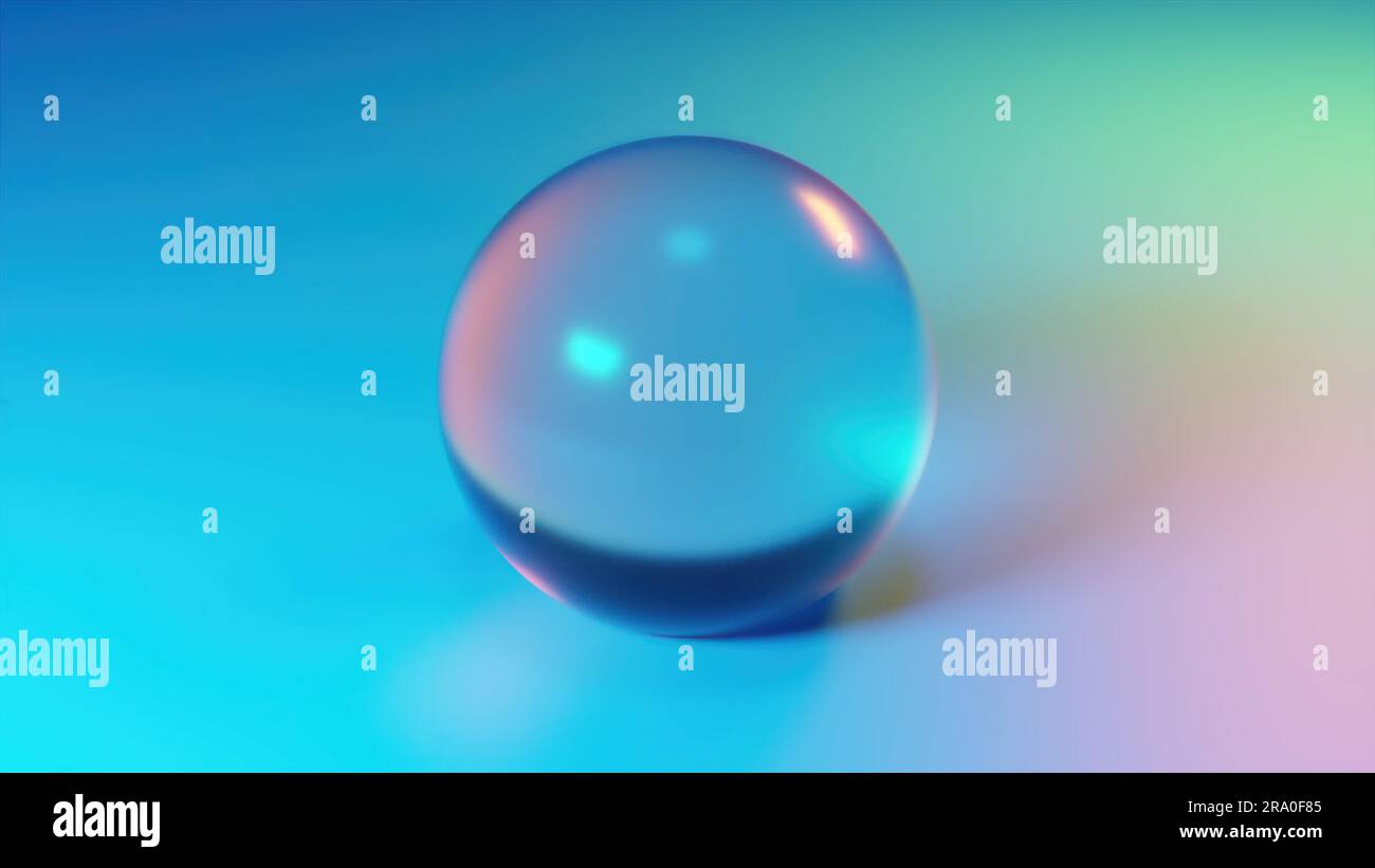 Orange and blue sphere. Computer generated 3d render Stock Photo - Alamy