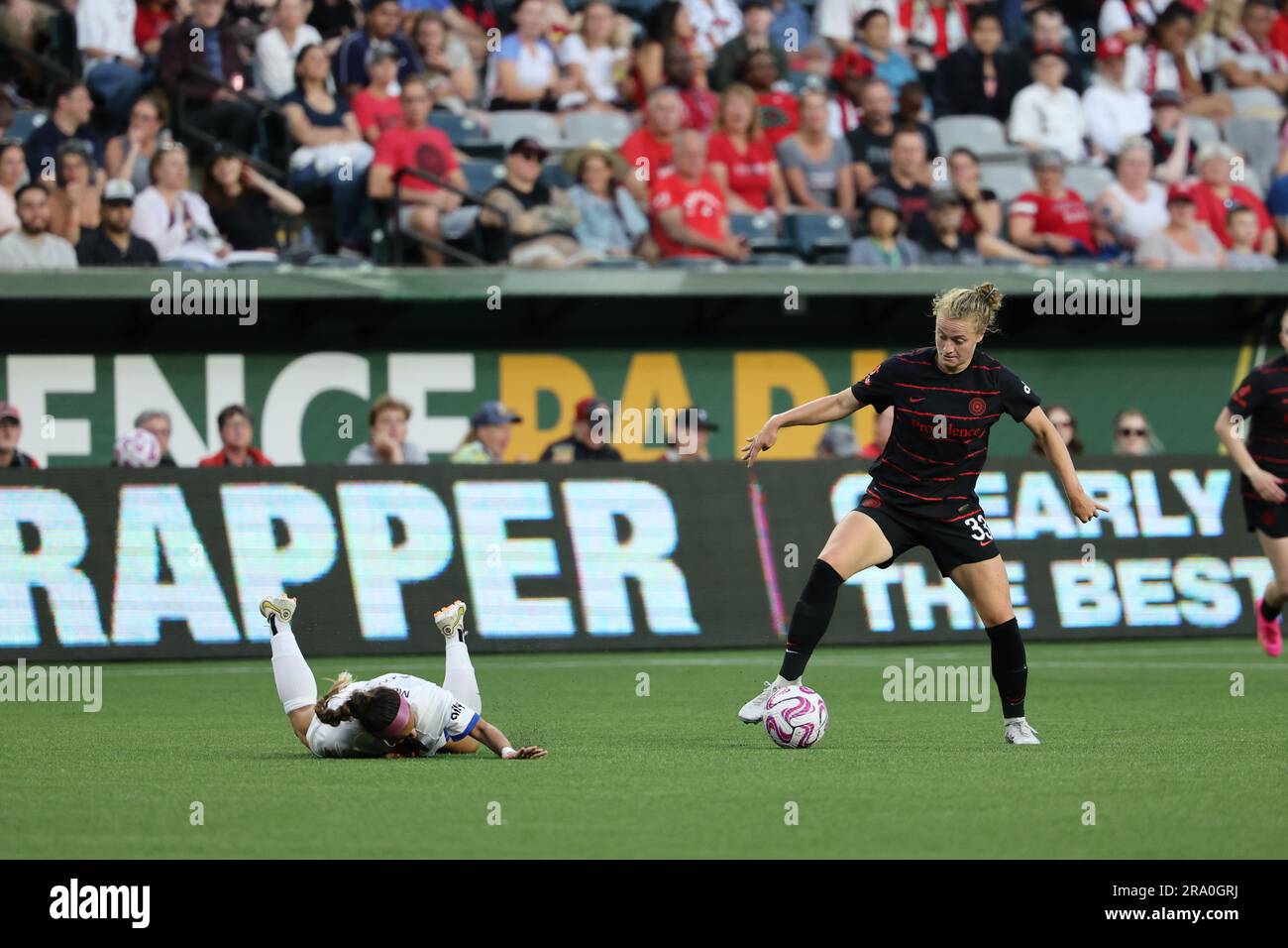 July 1, 2023; Portland, Oregon, USA; NWSL match between Portland Thorns ...