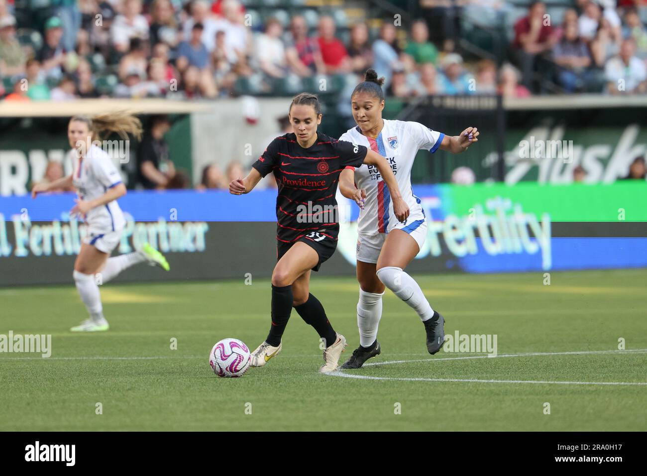 July 1, 2023; Portland, Oregon, USA; NWSL match between Portland Thorns ...