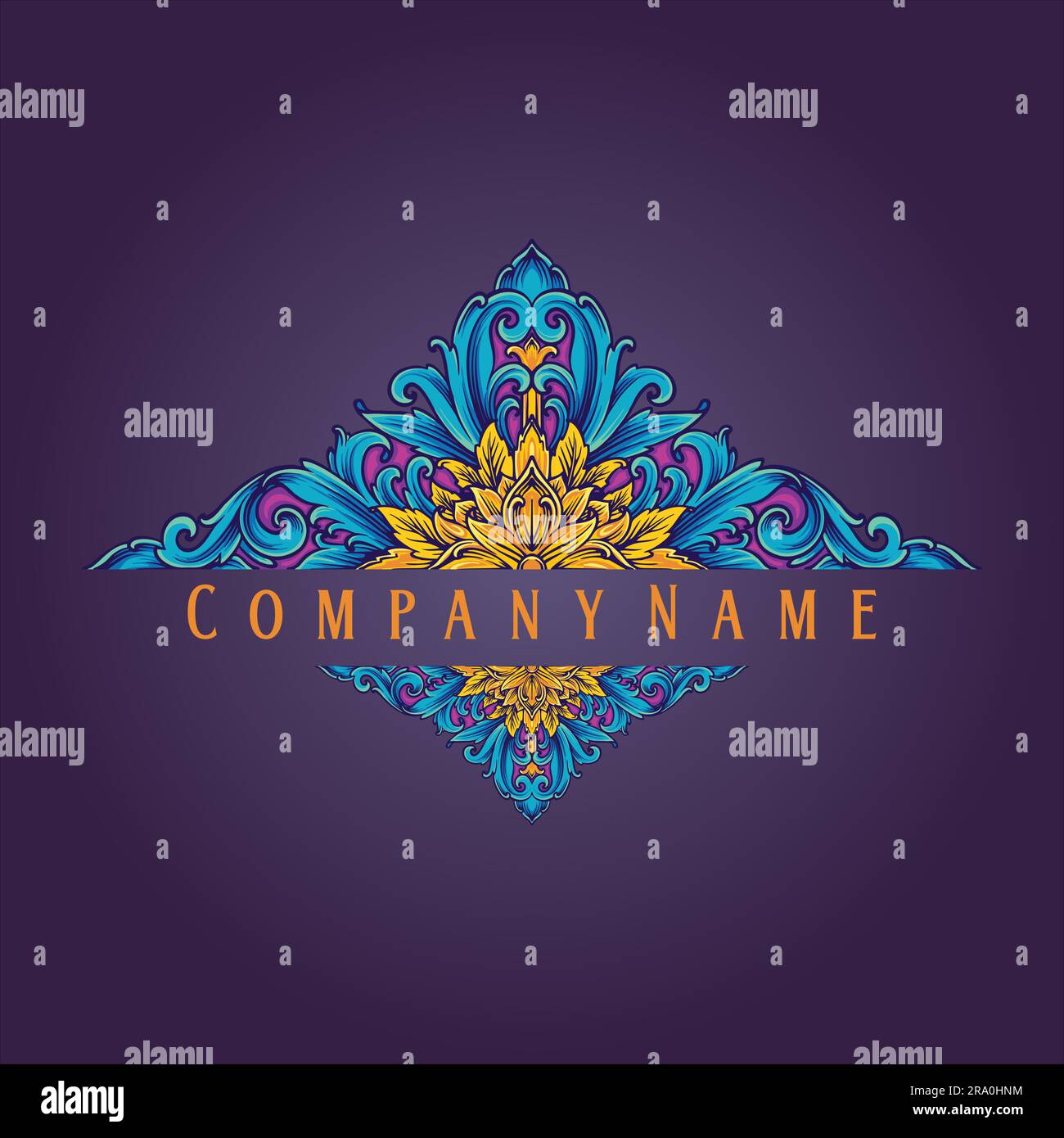 Vintage engraved petals and victorian flower embellishments vector ...