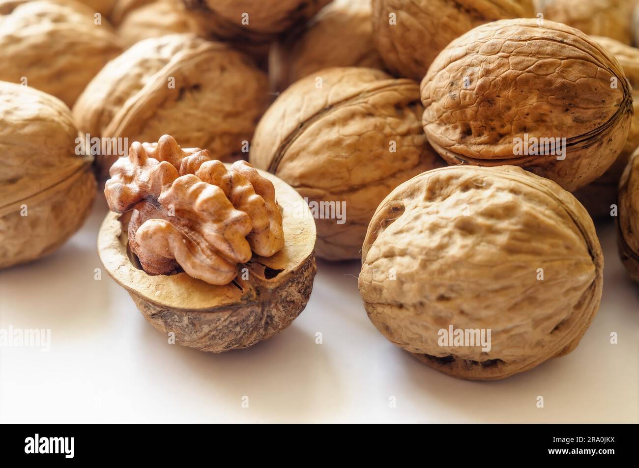 Close up of dried walnuts hi-res stock photography and images - Alamy