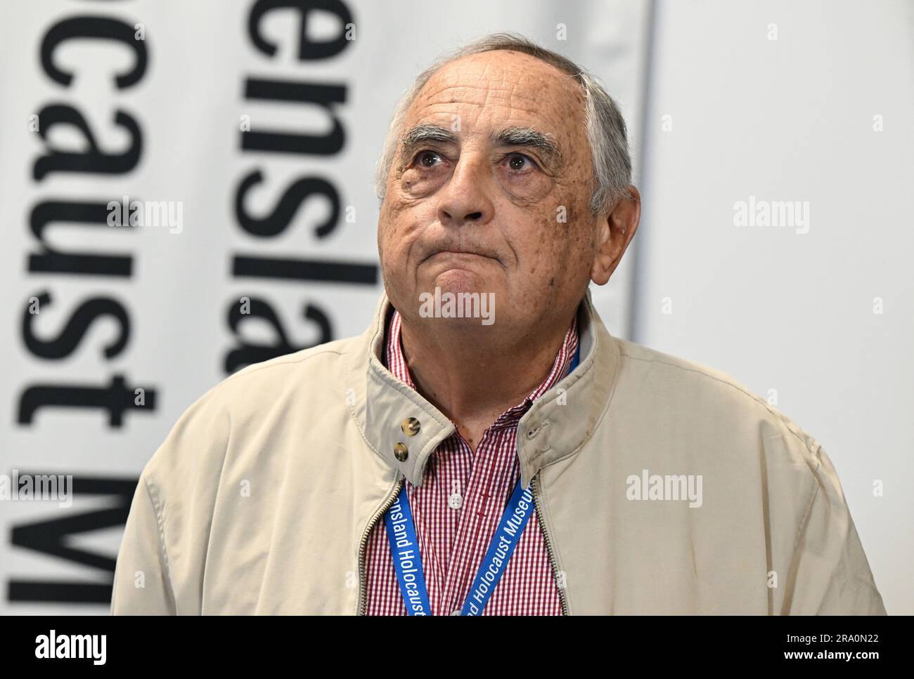 Brisbane, Australia. 30th June, 2023. Holocaust survivor Peter Baruch ...