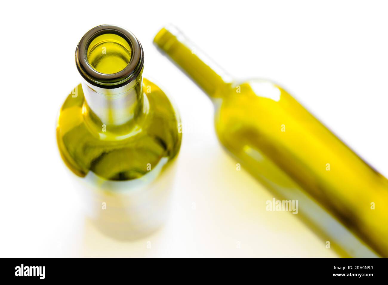 Vision of Bottles from Above with strong out of focus effect Stock ...