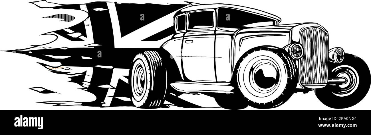 Abstract hot rod Cut Out Stock Images & Pictures - Alamy