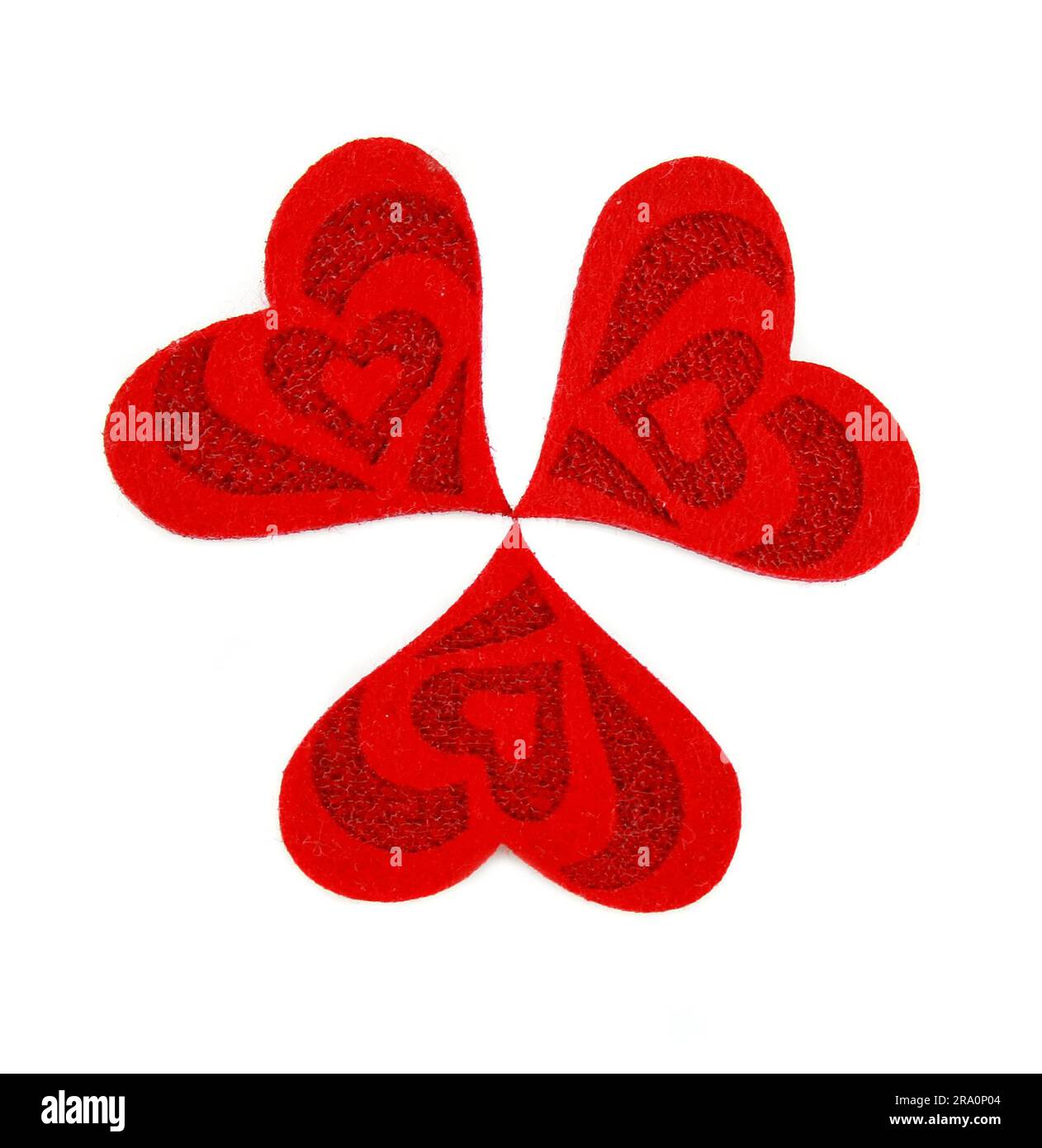 Three white hearts symbol hi-res stock photography and images - Alamy