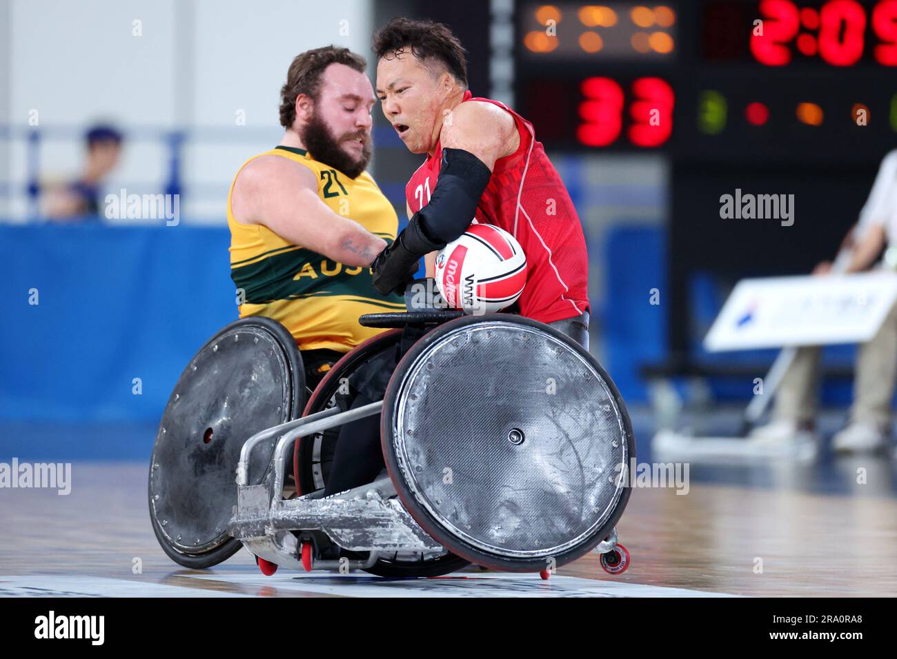 Tokyo, Japan. 29th June, 2023. (L-R) Josh Nicholson (AUS), Yukinobu Ike ...