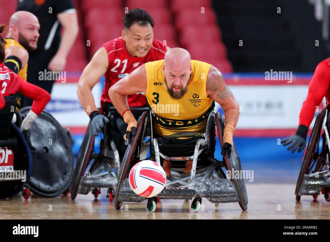 Tokyo, Japan. 29th June, 2023. Ryley Batt (AUS) Wheelchair Rugby ...