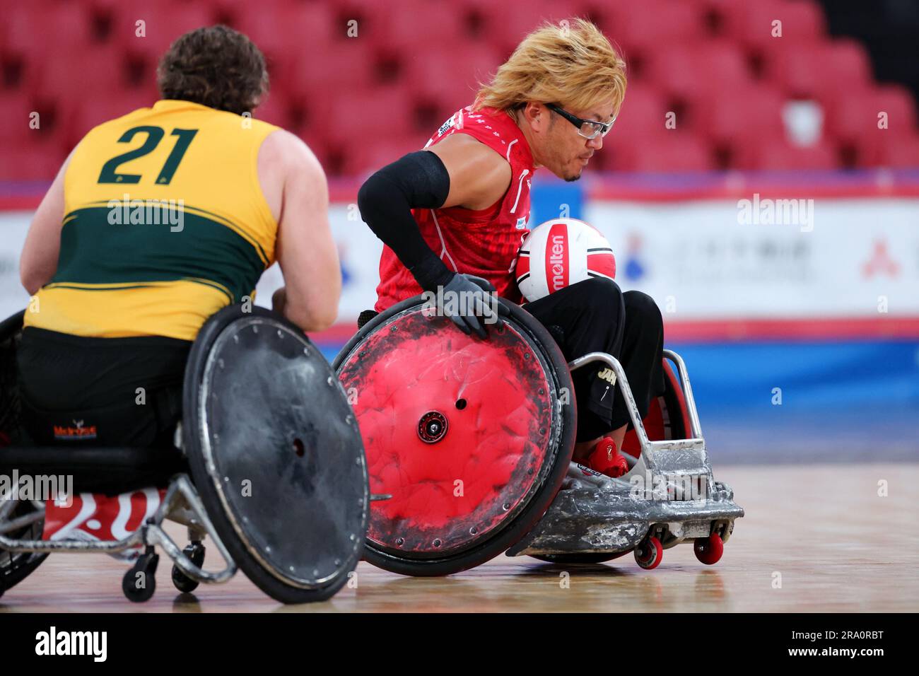 Tokyo, Japan. 29th June, 2023. Daisuke Ikezaki (JPN) Wheelchair Rugby ...