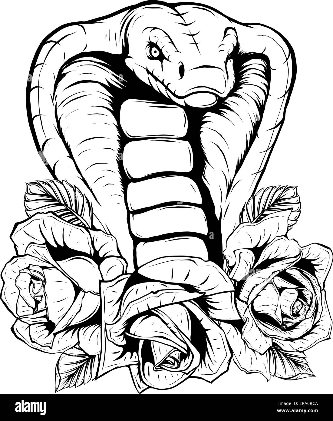 Cobra Snake Outline