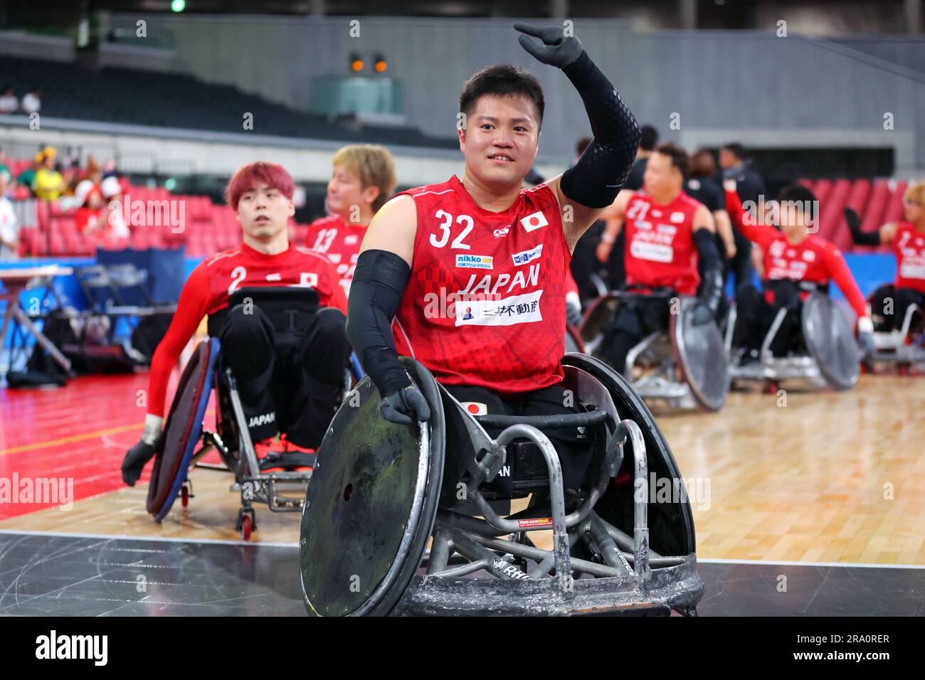 Tokyo, Japan. 29th June, 2023. Katsuya Hashimoto (JPN) Wheelchair Rugby : Mitsui Fudosan 2023 ...