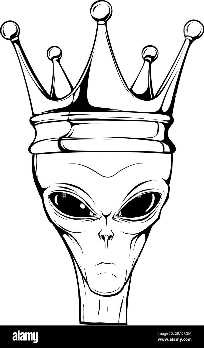 Alien Head Outline