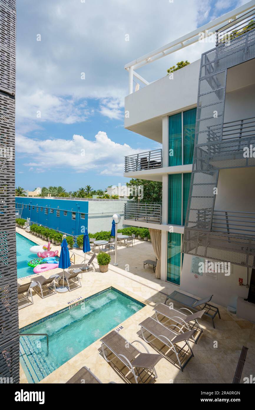 Miami Beach, FL, USA - June 29, 2023: Photo of the Z Ocean Hotel Miami ...