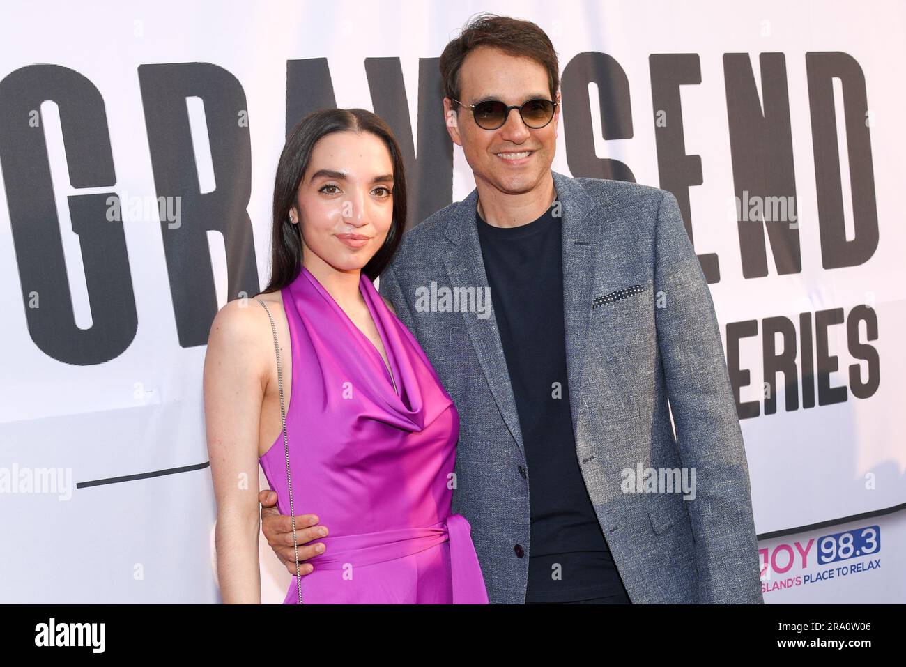 New York, USA. 29th June, 2023. Julia Macchio and Ralph Macchio walking the red carpet at ...