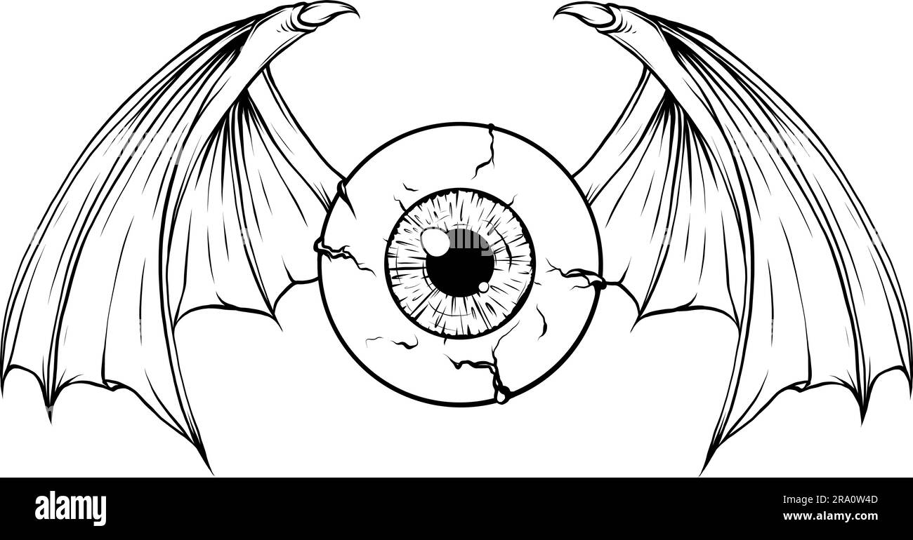 Realistic human eyeball. The retina is the foreground. Vector ...
