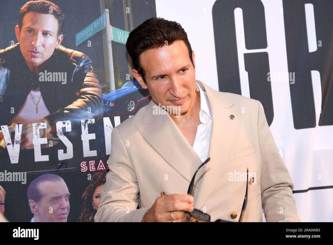 New York, USA. 29th June, 2023. William DeMeo walking the red carpet at ...