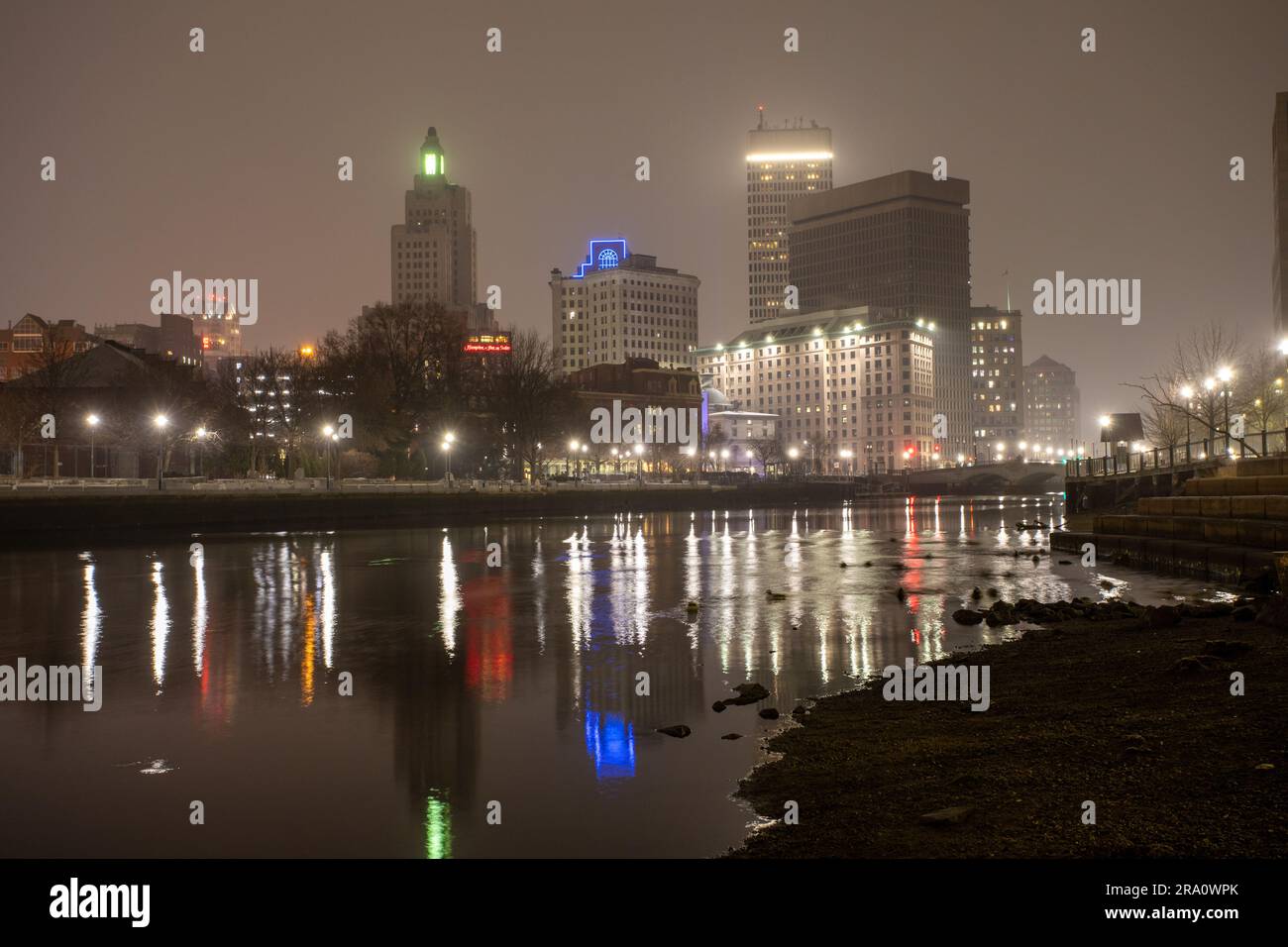 Providence river pedestrian bridge hi-res stock photography and images ...