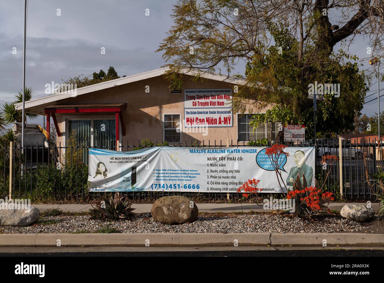 Buildings and homes in Westminster, California, home to a large ...