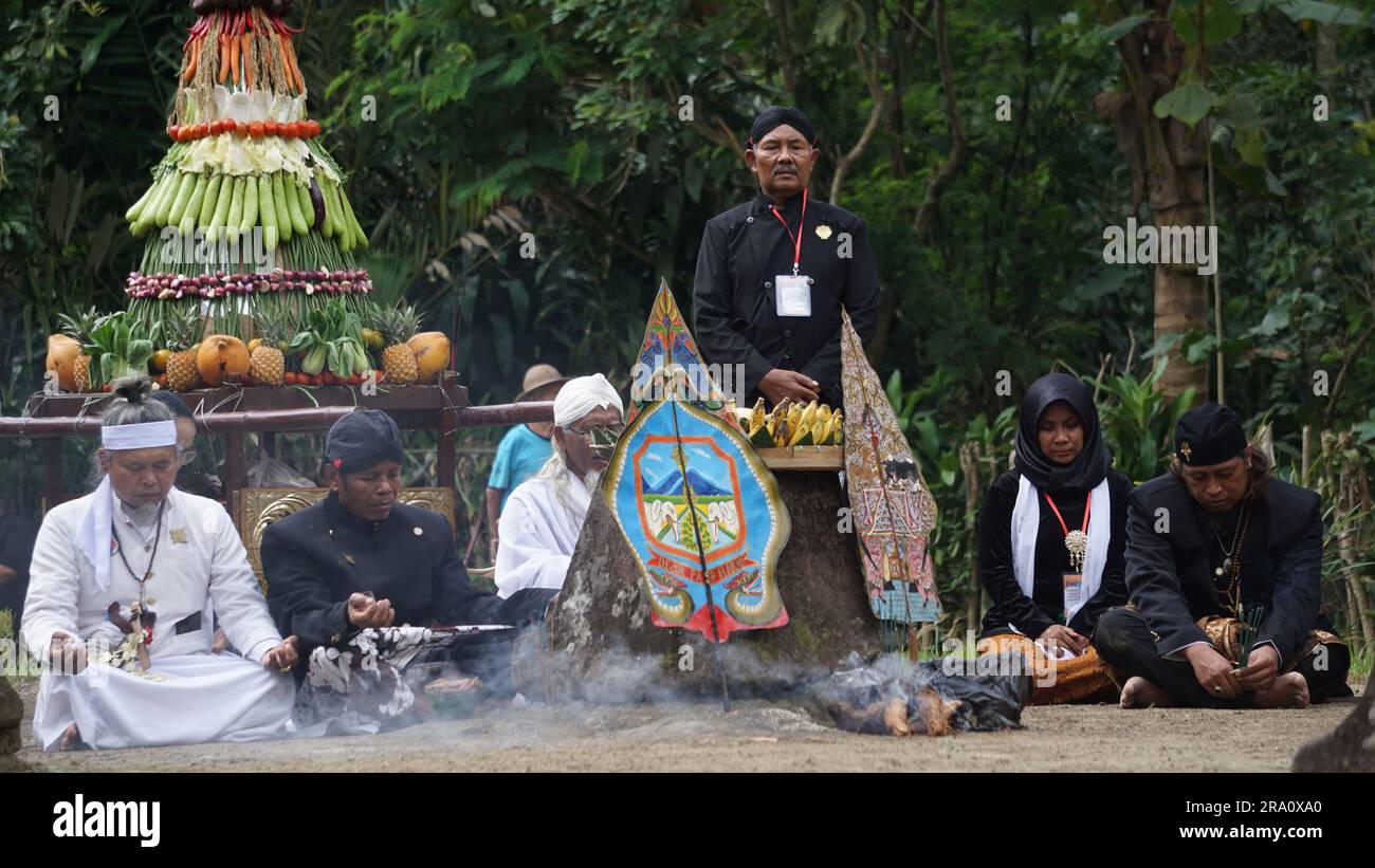 The Tumpeng Agung Nusantara Carnival is held to commemorate the ...