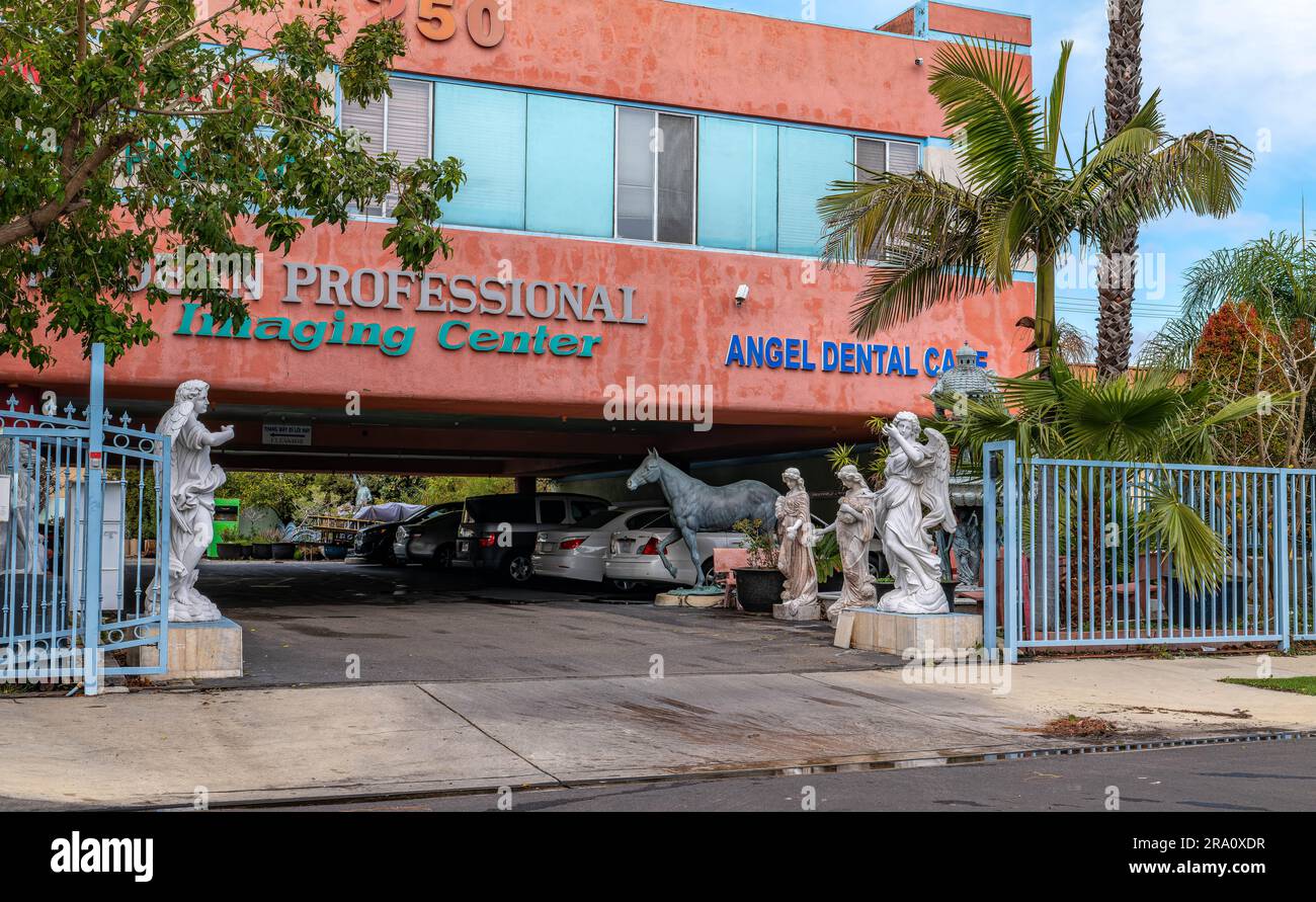 Buildings and homes in Westminster, California, home to a large ...
