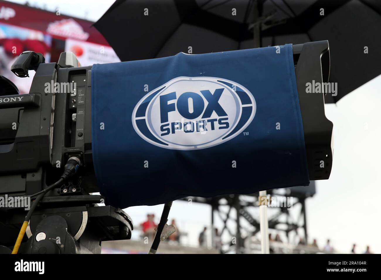 BIRMINGHAM, AL - JUNE 25: A general view of the FOX Sports logo during ...