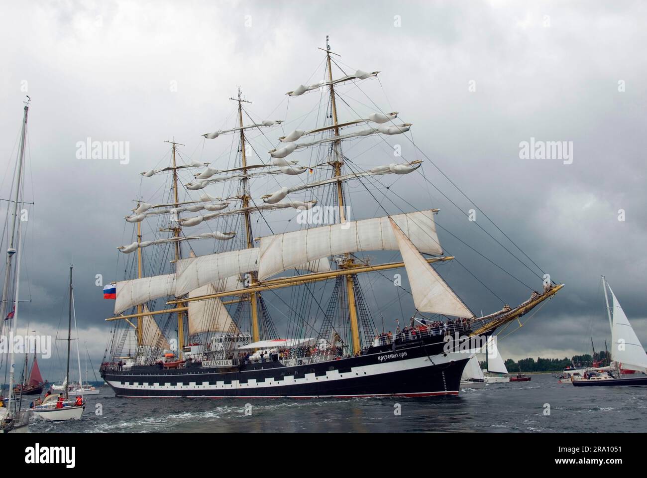 Russian Sail Training Ship Krusenstern, Kiel, Kiel Week, Schleswig ...