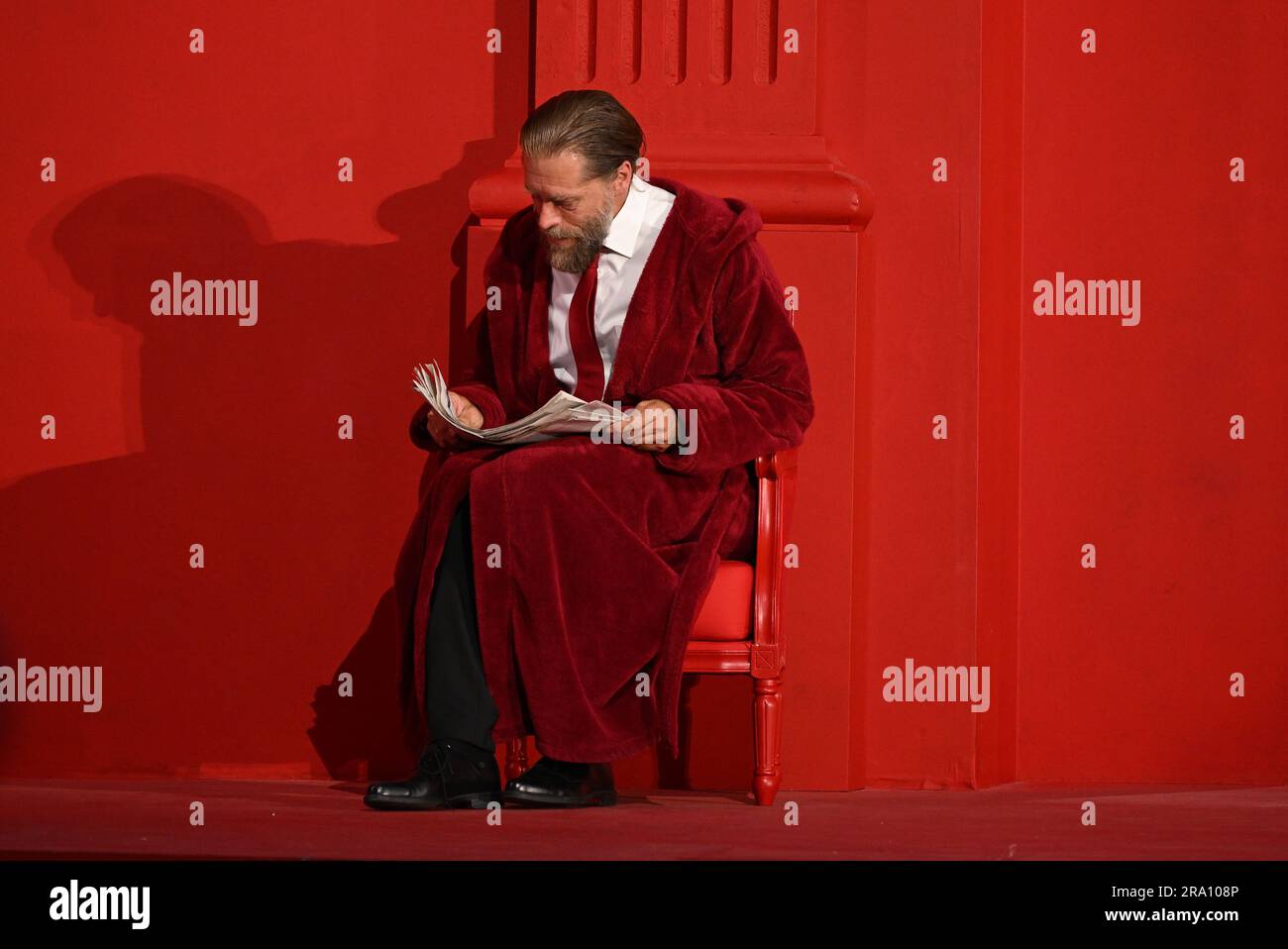 Oberammergau, Germany. 29th June, 2023. Actor Andreas Richter as Julius ...