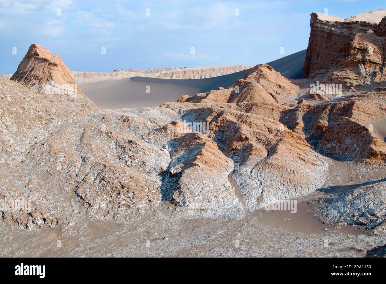 Rock formation, Valle de la (Luna), Atacama Desert, Northern Chile ...