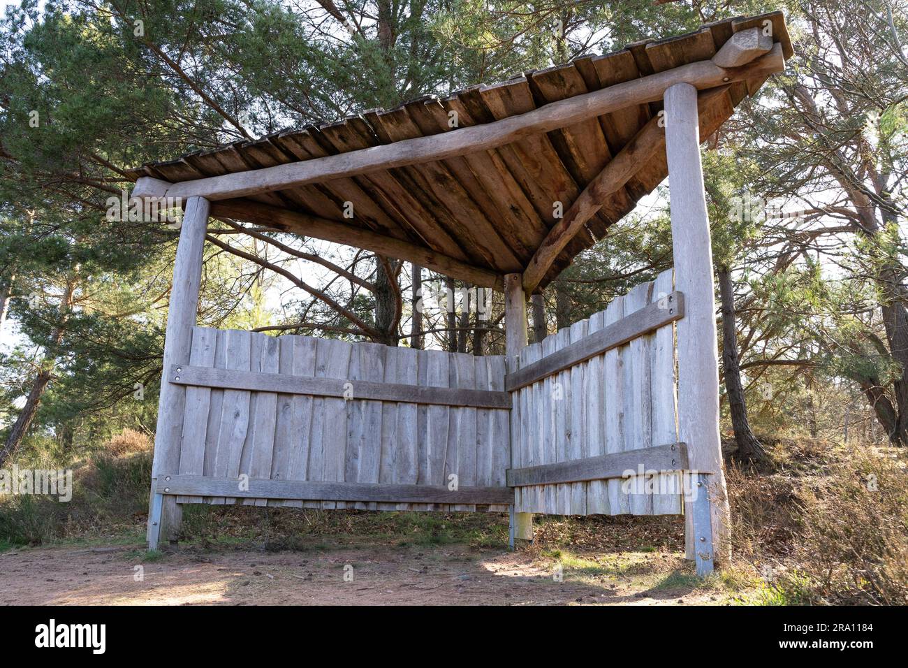 Wooden shelter hi-res stock photography and images - Alamy