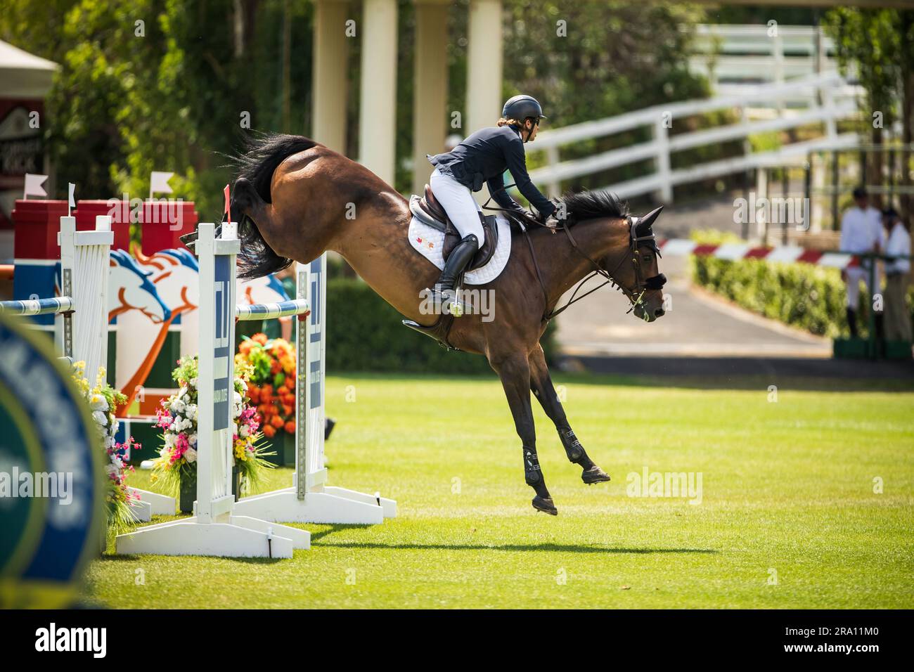 Shawn Casady of the United States competing at the Pan American Show at ...