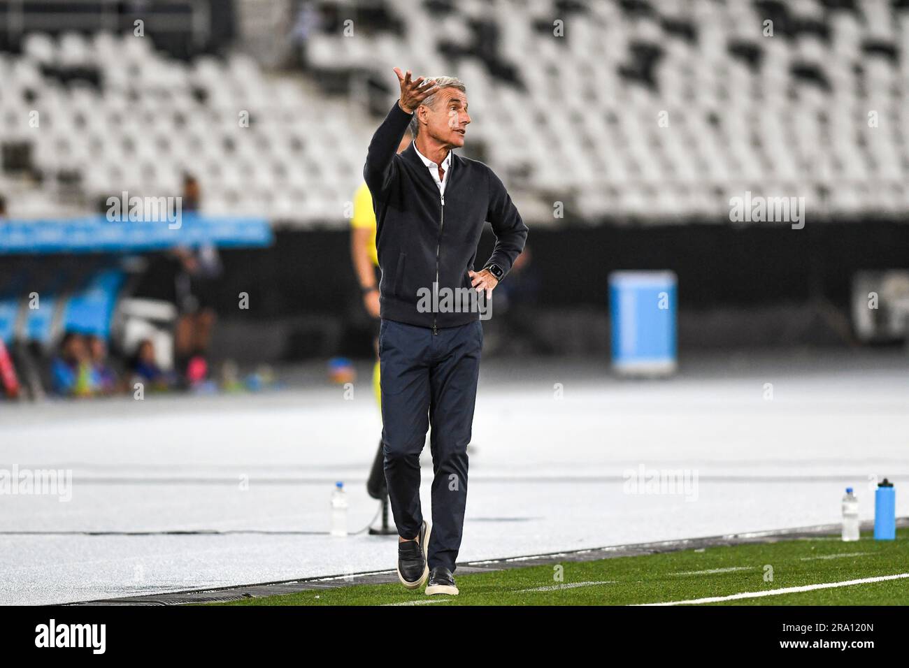 Rio, Brazil - june 29, 2023, Luis Castro Coach in match between ...