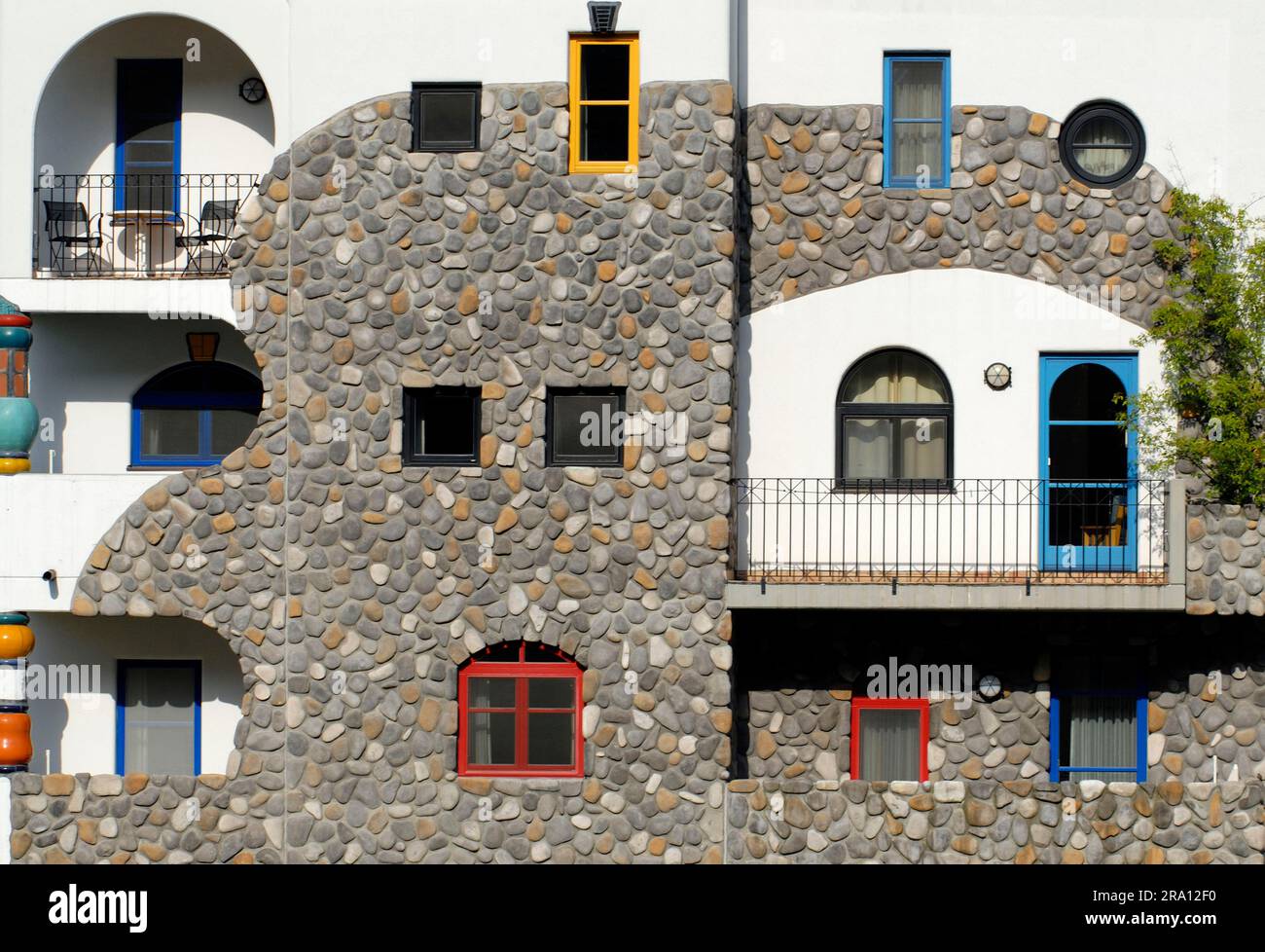 Stone house, thermal baths and wellness hotel Rogner, Bad Blumau ...