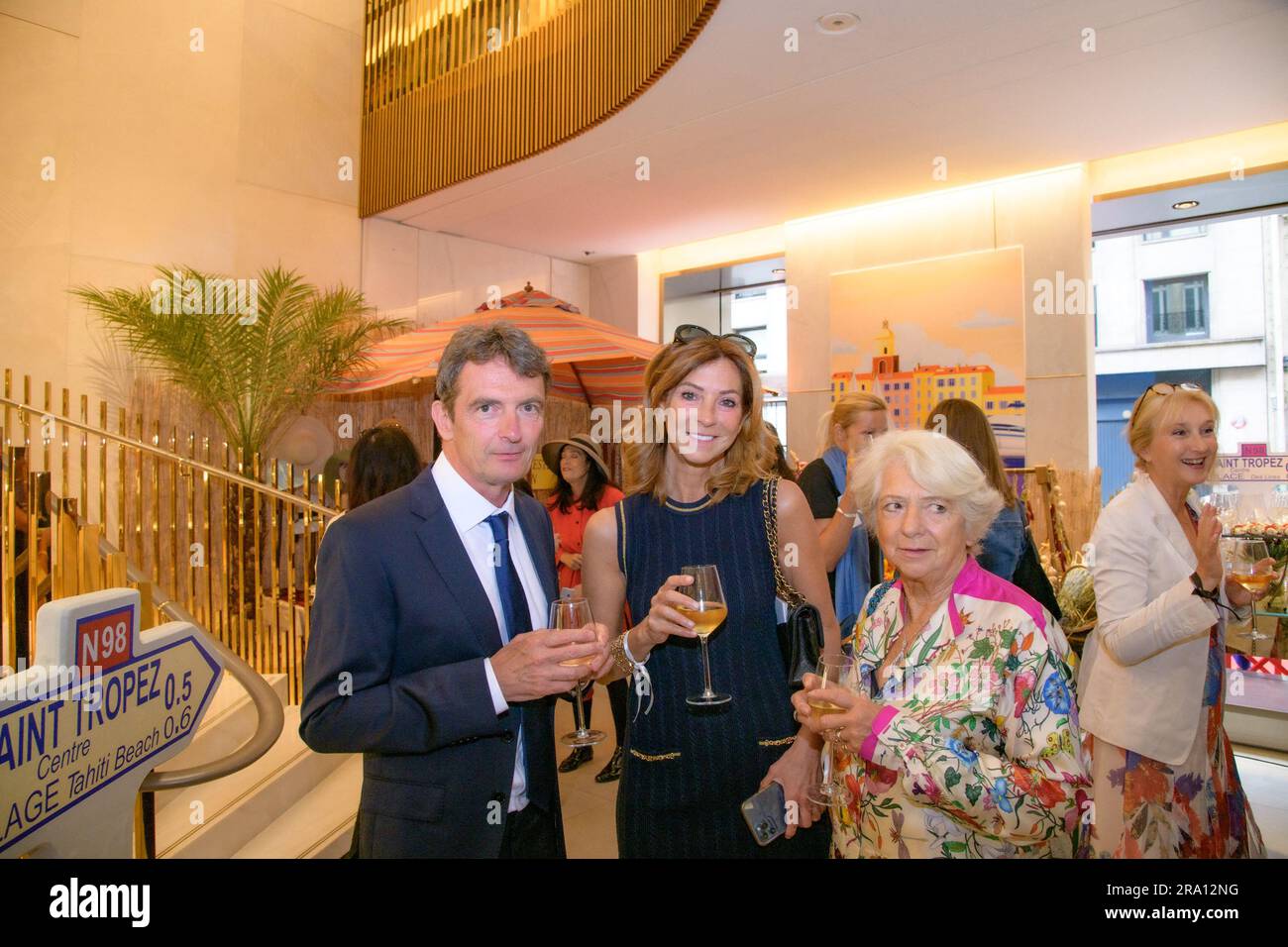 Paris, France. 28th June, 2023. Denis Westhoff - L - (son of Francoise ...