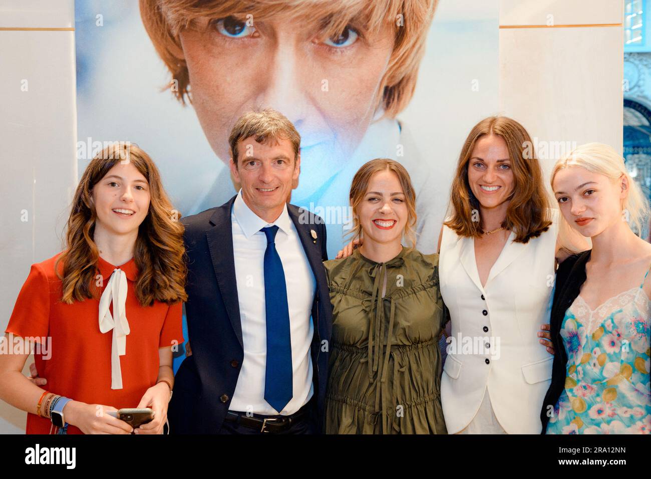 Paris, France. 28th June, 2023. Denis Westhoff - L - (son of Francoise ...