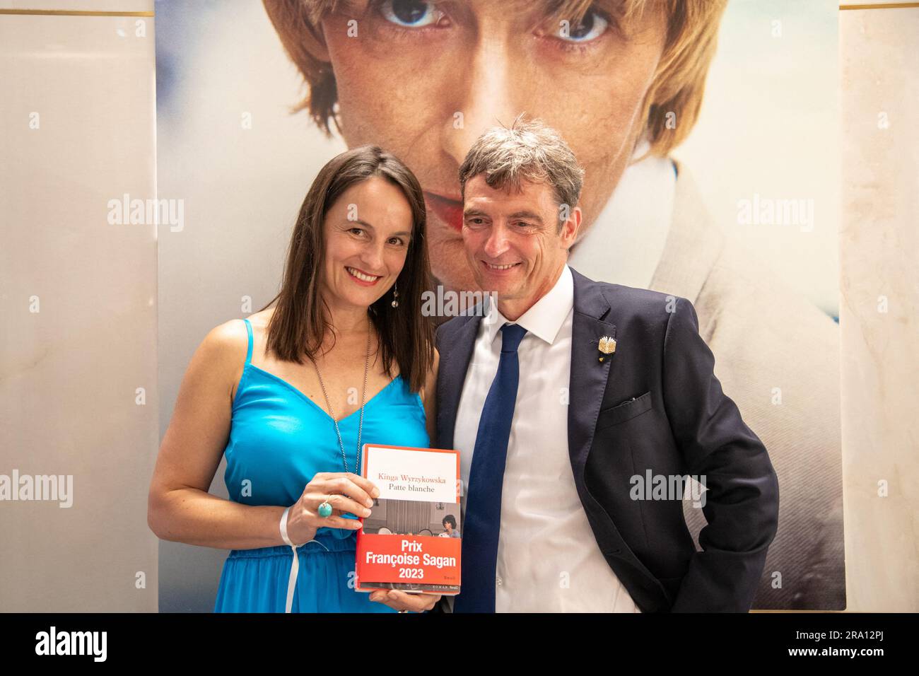 Paris, France. 28th June, 2023. Writer Kinga Wyrzykowska awarderd for ...