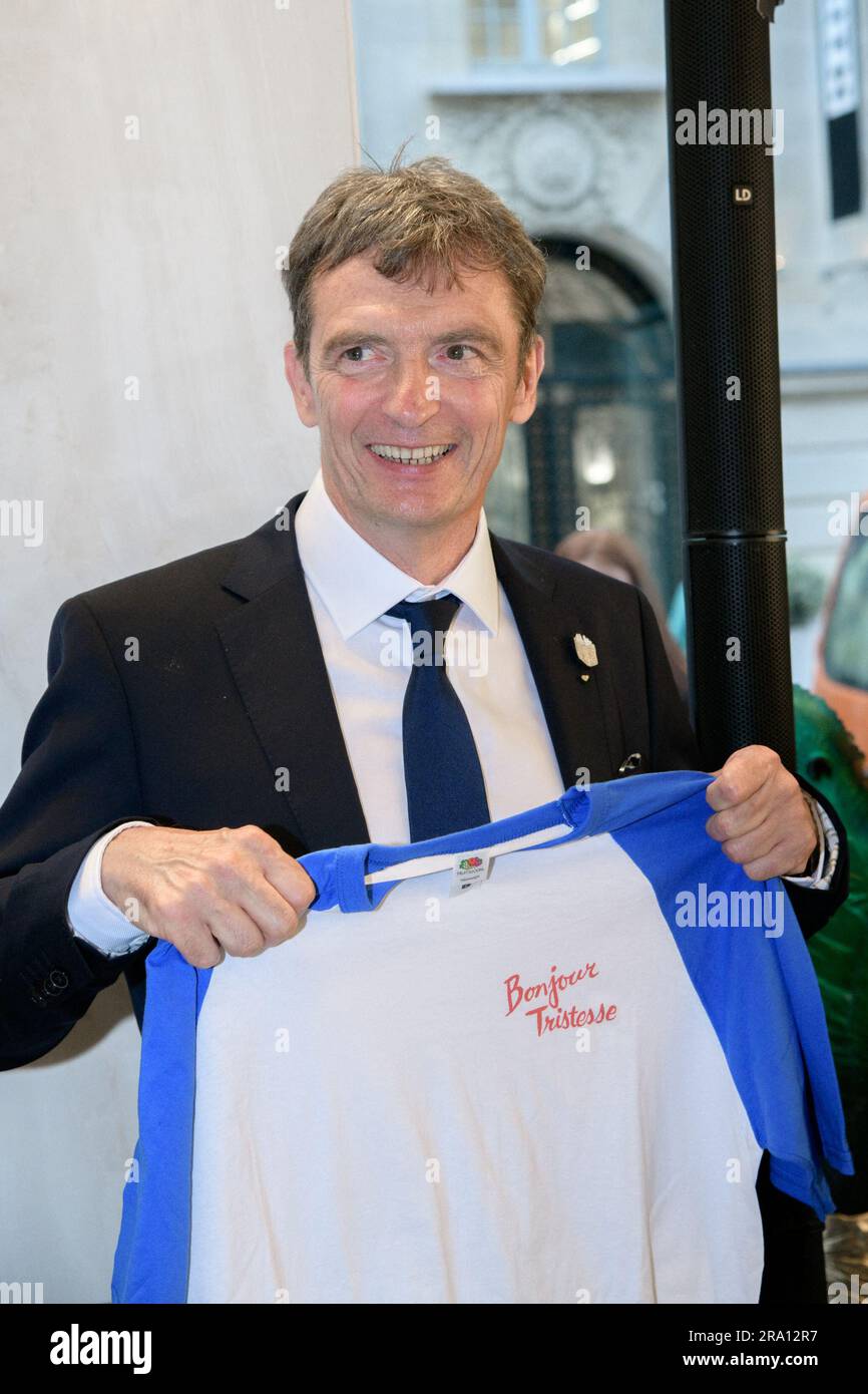 Paris, France. 28th June, 2023. Denis Westhoff (son of Francoise Sagan ...