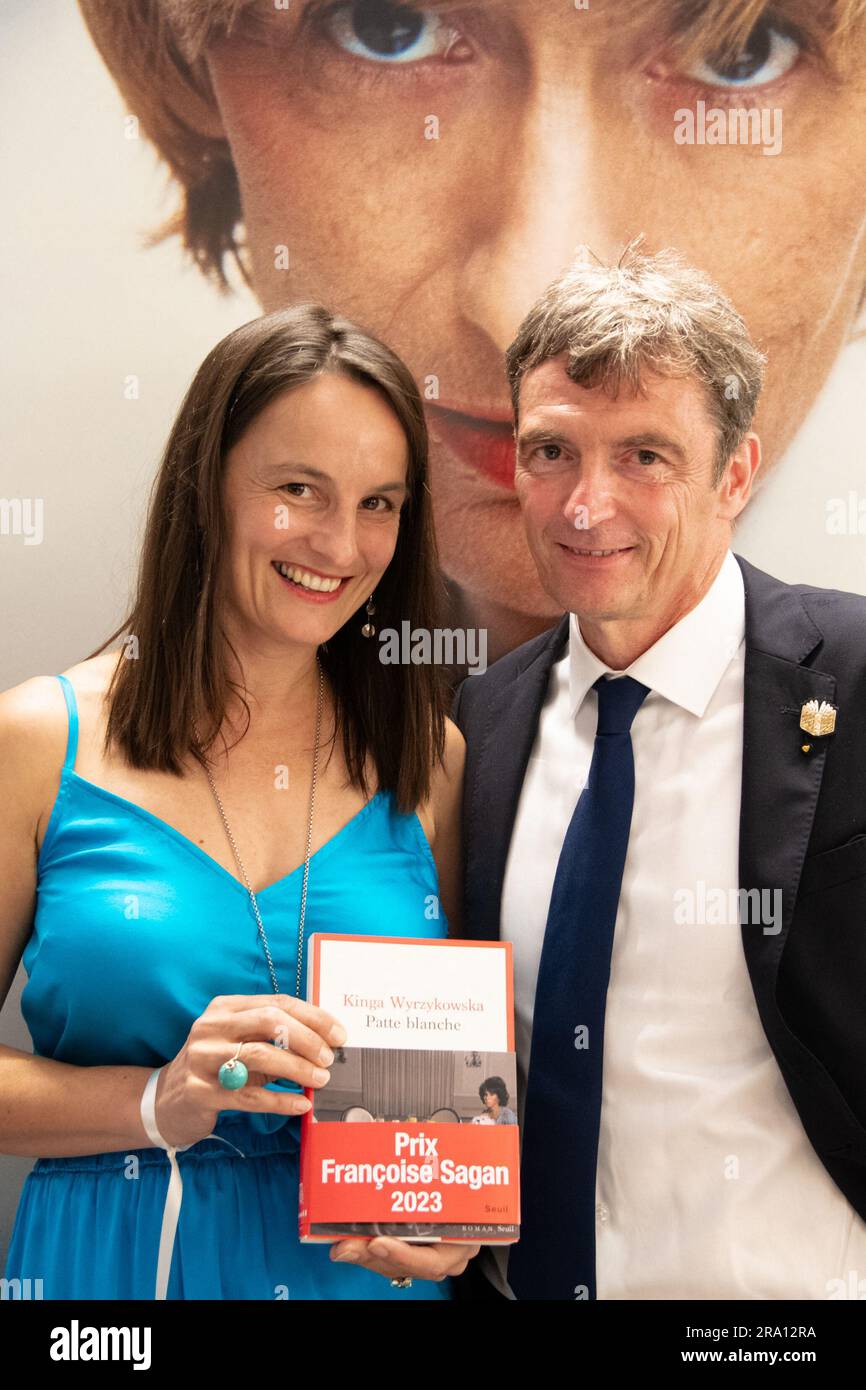 Paris, France. 28th June, 2023. Writer Kinga Wyrzykowska awarderd for ...