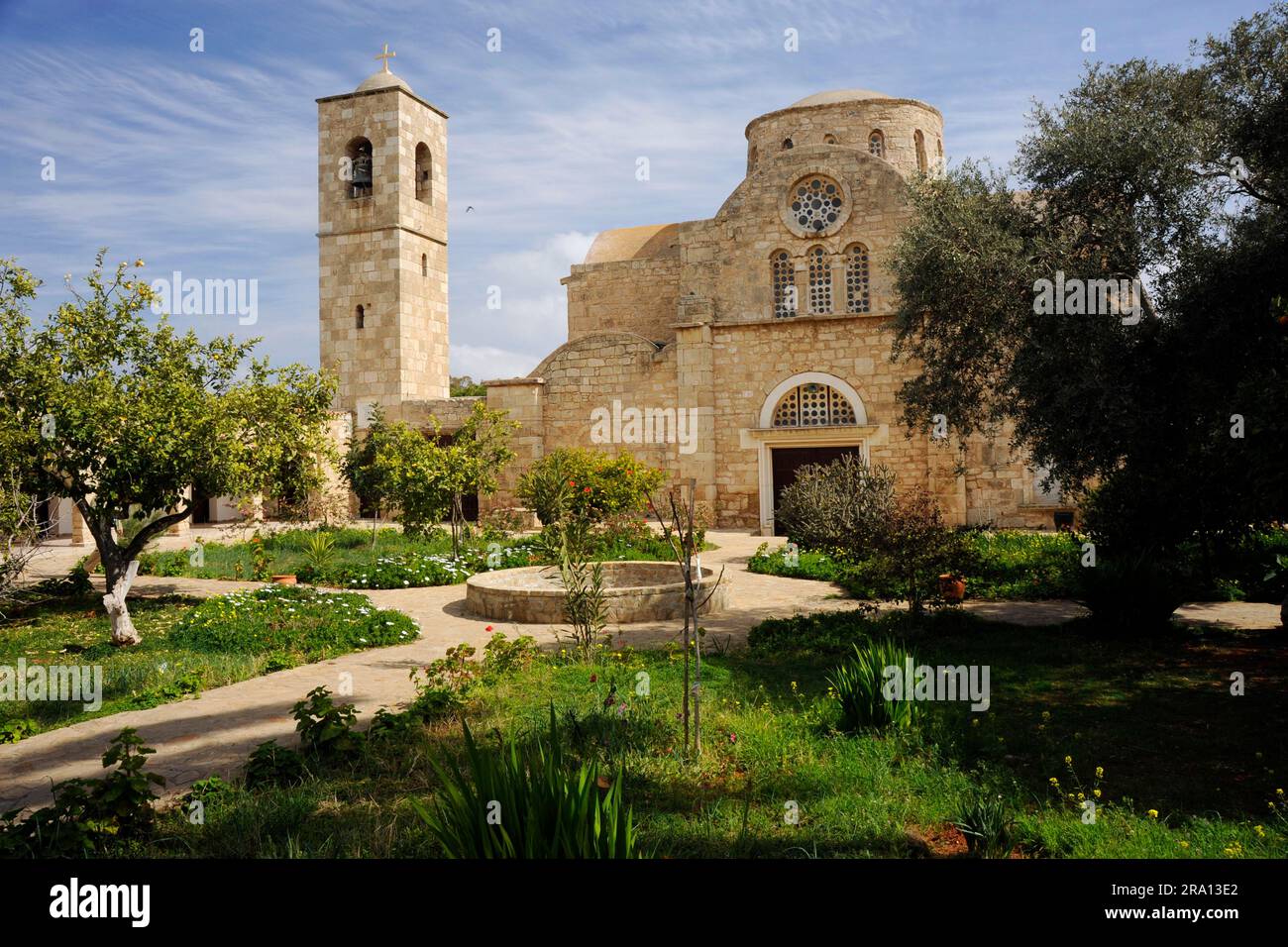 St Barnabas Monastery, Mesarya Plain, near Salamis, Turkish Republic of ...