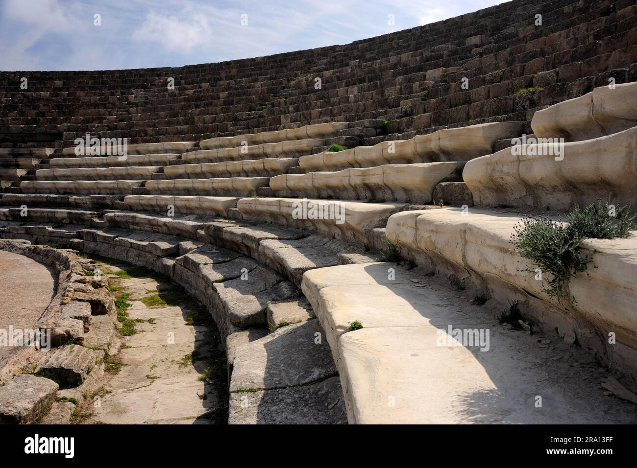 Amphitheatre, Salamis, Turkish Republic of Northern Cyprus Stock Photo ...