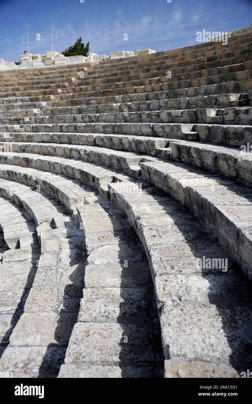 Amphitheatre, Salamis, Turkish Republic of Northern Cyprus Stock Photo ...