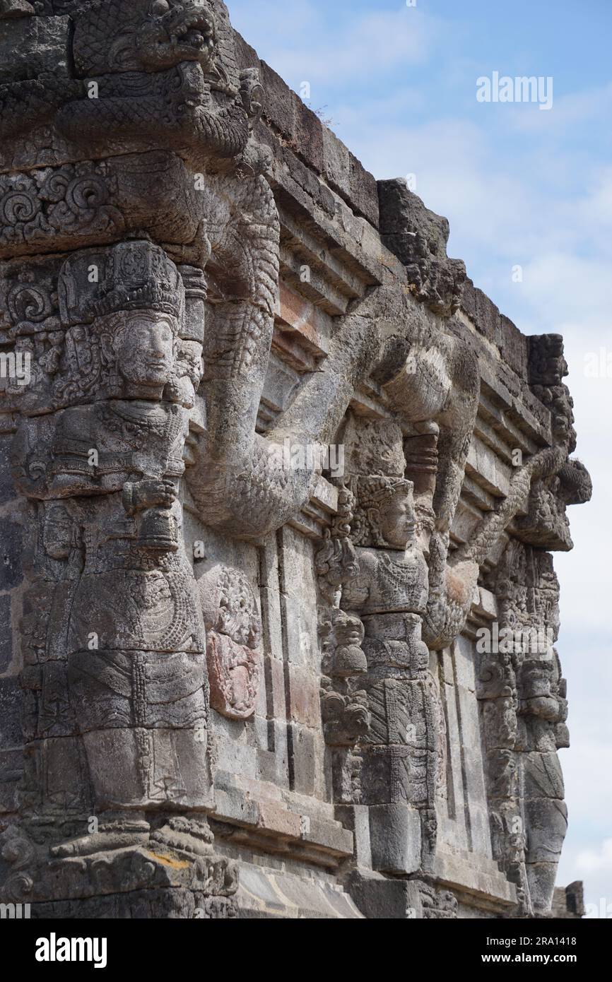 The beautiful Penataran temple in Blitar, East Java, Indonesia. This ...