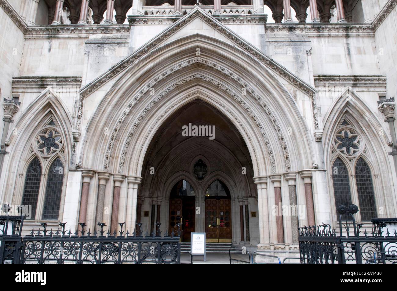 Royal Courts of Justice, London, England, RCJ, Royal Courthouse Stock ...