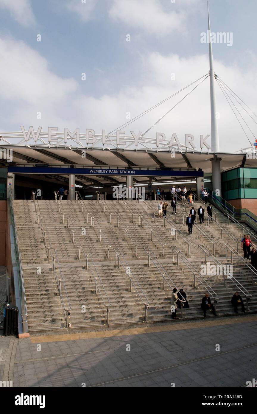 Wembley Park underground station, London, England, United Kingdom Stock ...