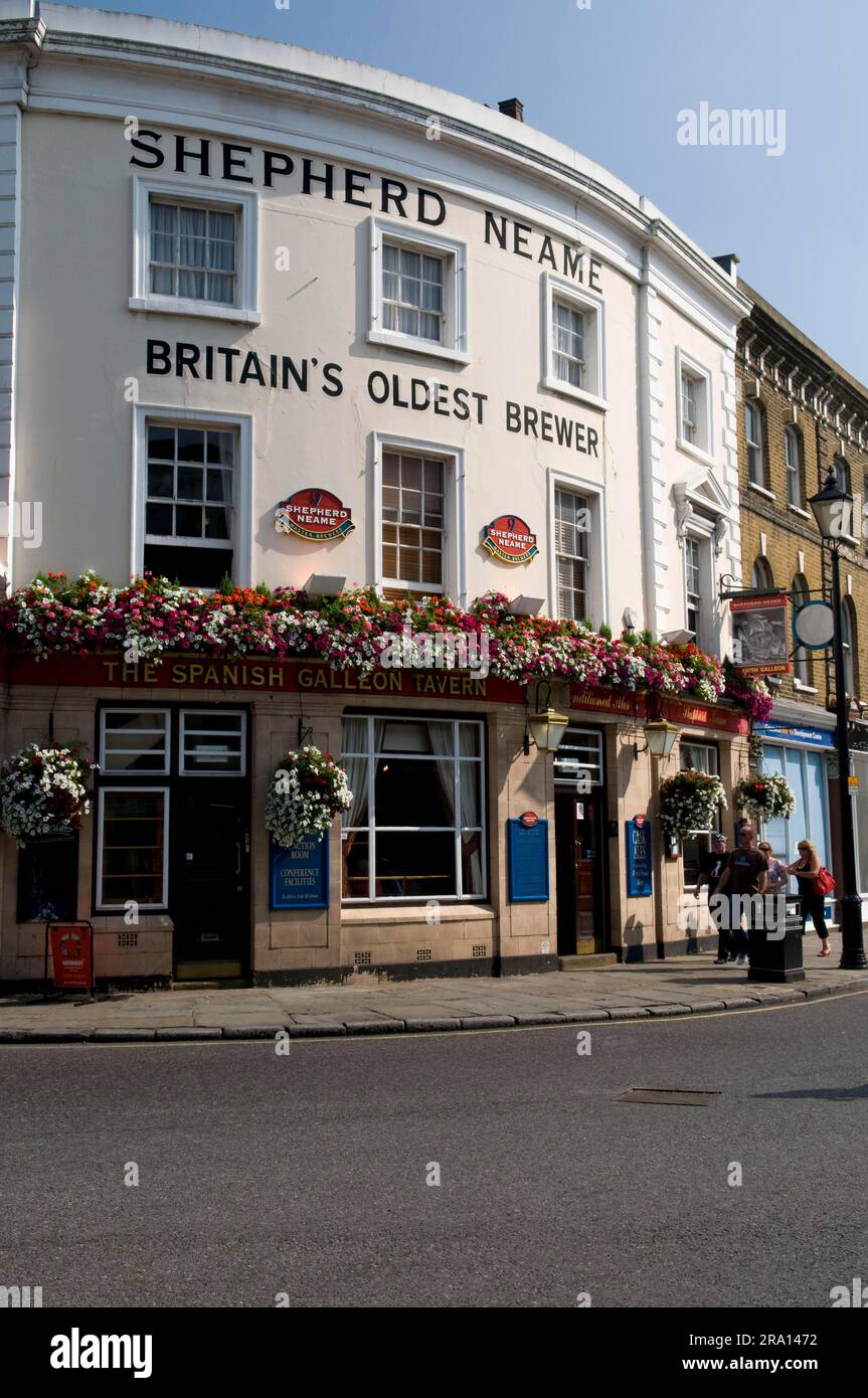 Pub 'Shepherd Neame', Greenwich, London, England, United Kingdom Stock ...