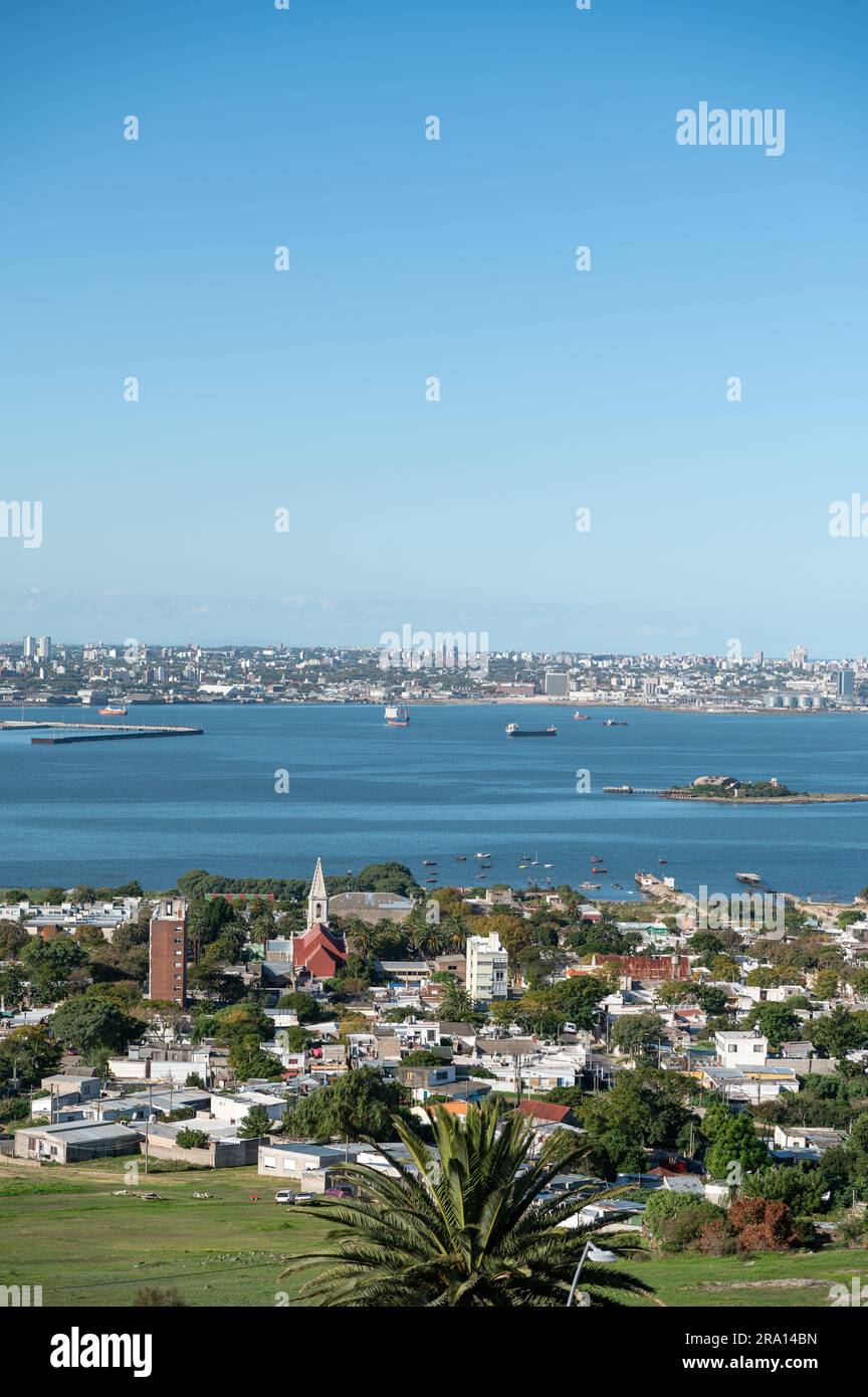 Cityscape of the city of Montevideo in the capital of Uruguay in 2023 ...