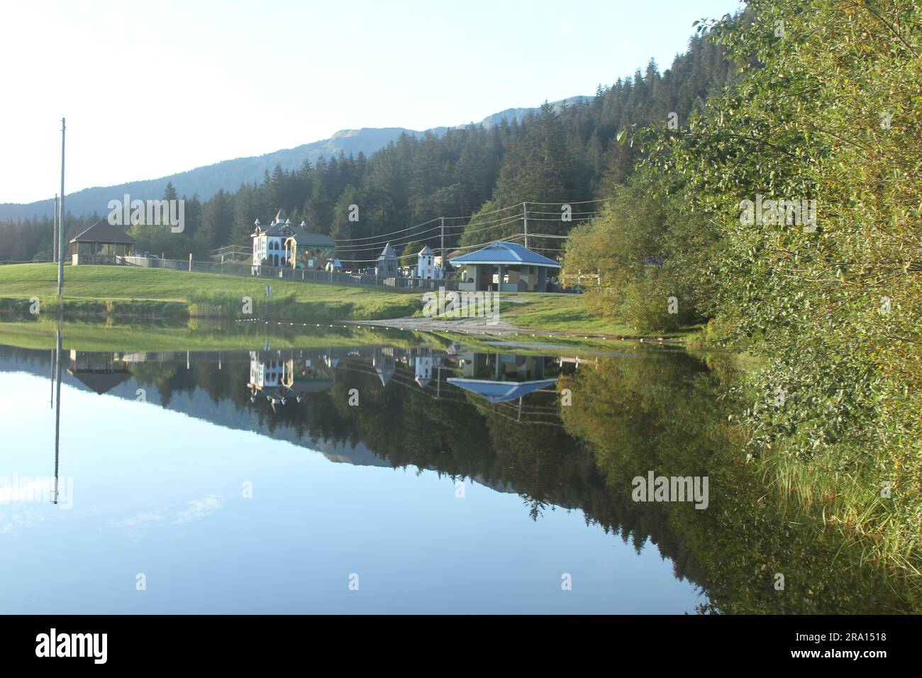 Juneau Alaska; city; nature; waterfront Stock Photo - Alamy