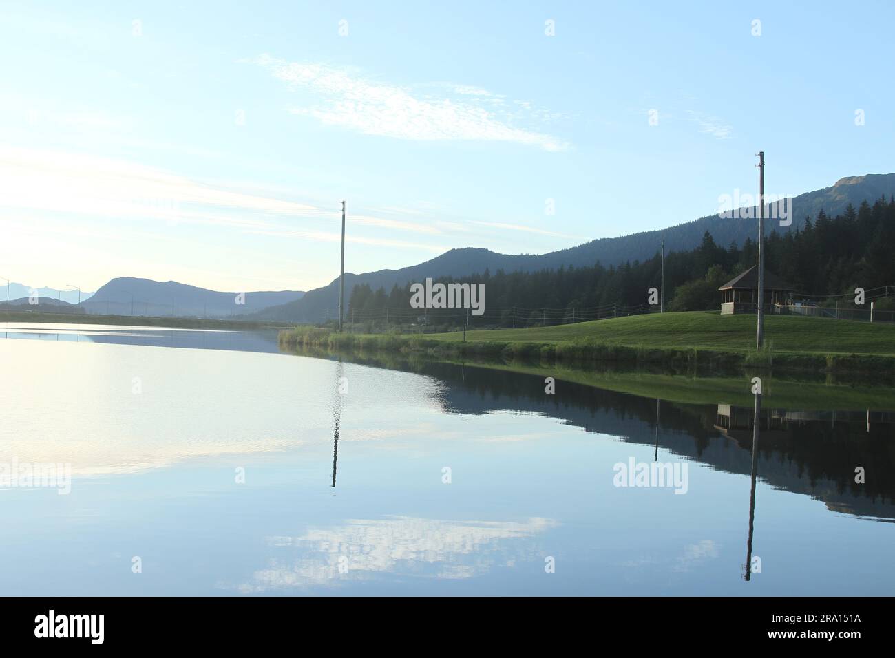 Juneau Alaska; city; nature; waterfront Stock Photo - Alamy