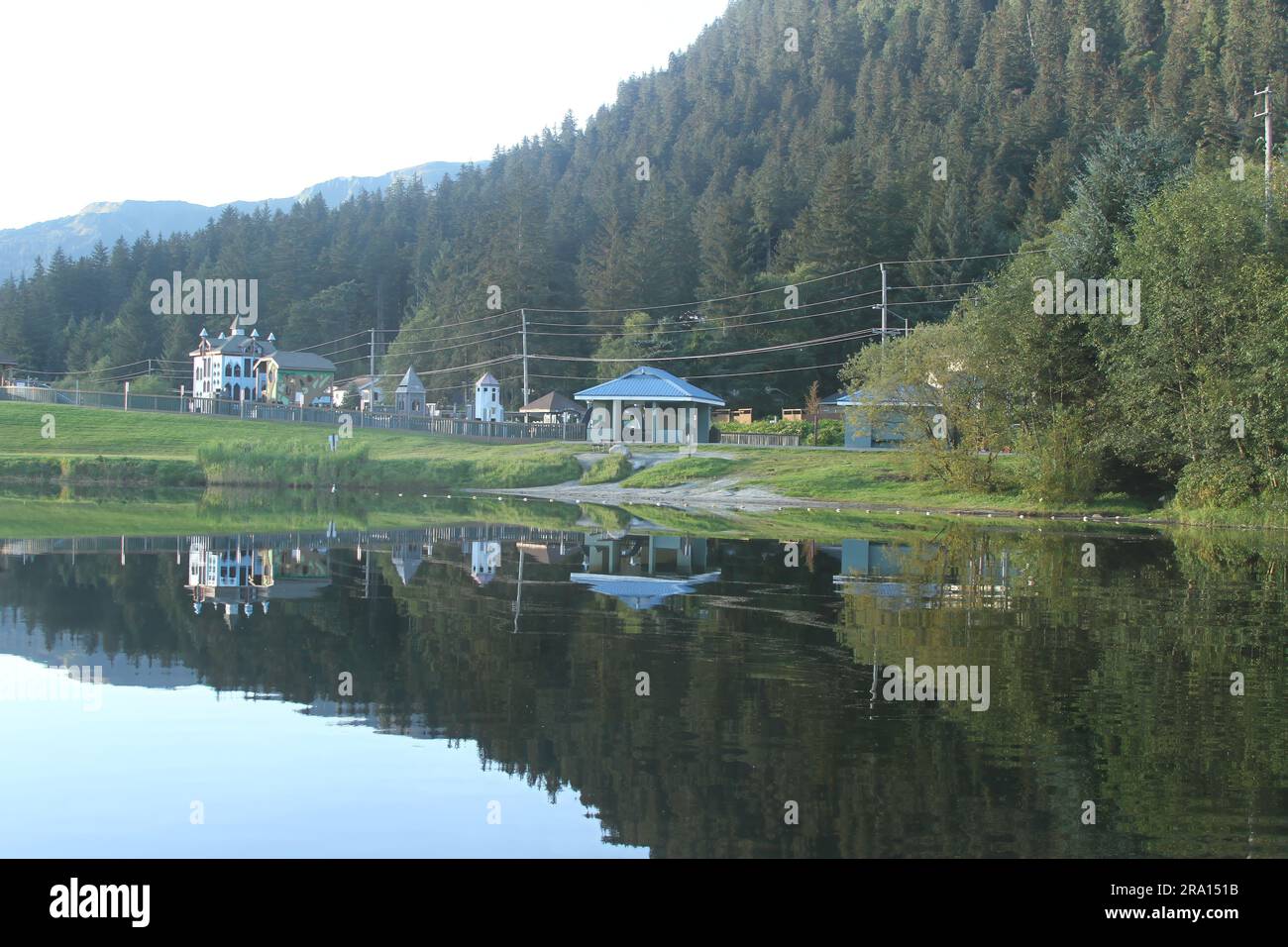 Juneau Alaska; city; nature; waterfront Stock Photo - Alamy