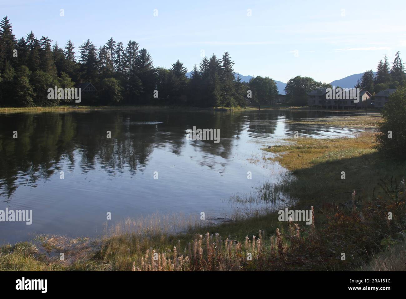 Juneau Alaska; city; nature; waterfront Stock Photo - Alamy